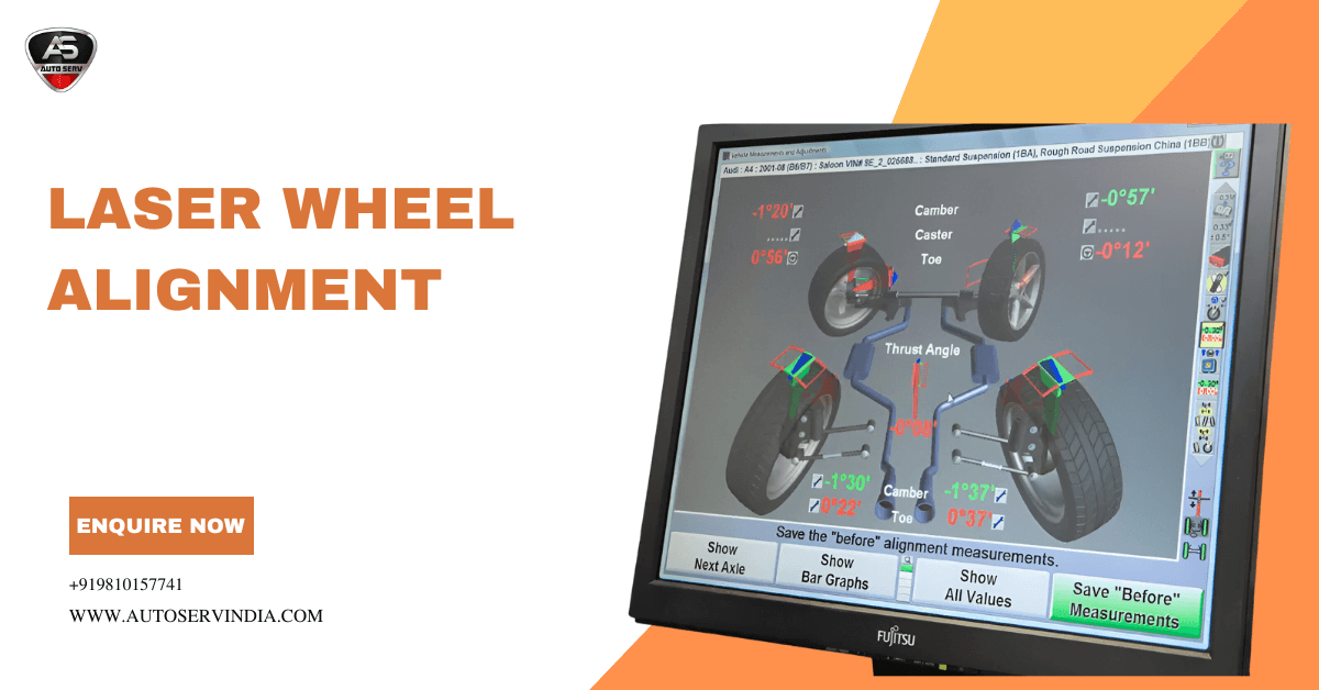 Laser Wheel Alignment, Laser Alignment Services, Gurgaon